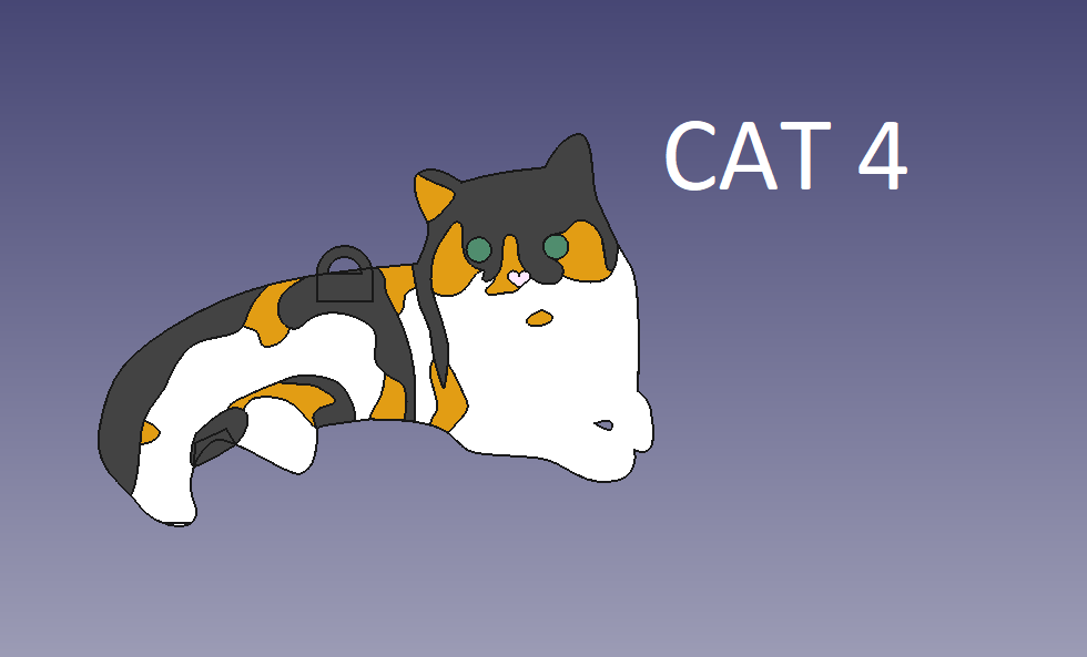 cat-mas ornaments by Magda j | Download free STL model | Printables.com