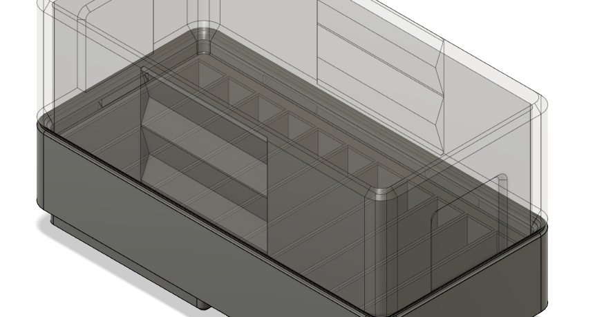 Gridfinity 1x2 Battery Slots with Cover by legohead259 | Download free ...
