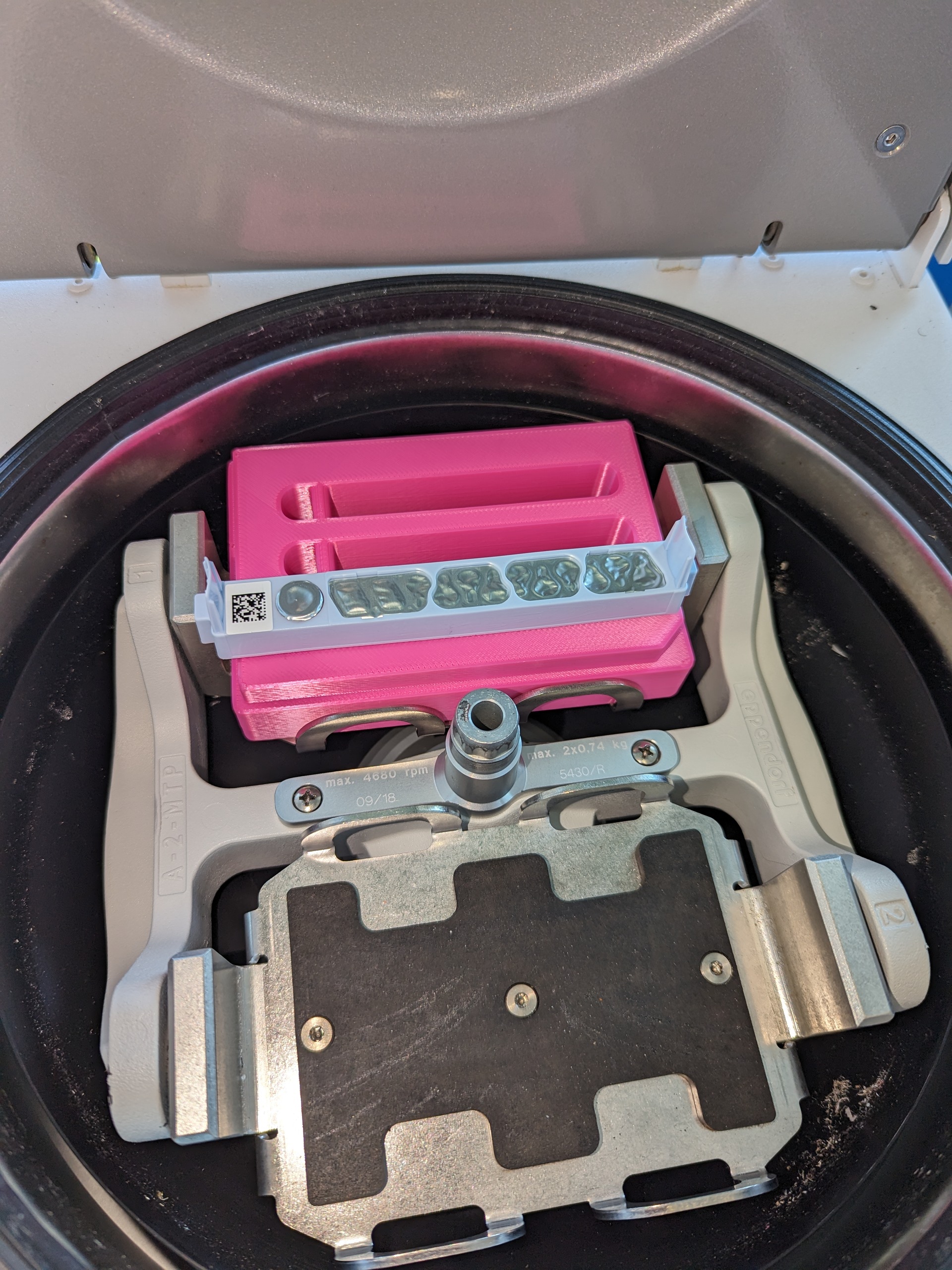 Ion Torrent S5 Genexus Tube Strip Centrifuge Plate and Holder by ...