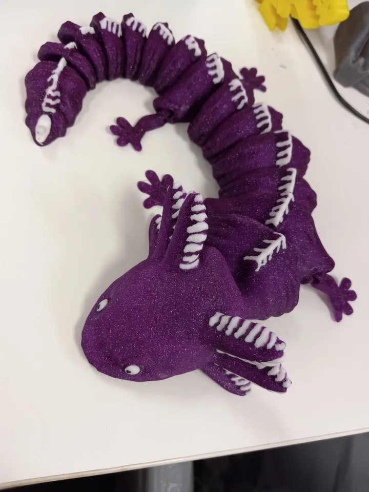 Articulated Axolotl, Strengthened arm joints by Byron Kavanaugh ...