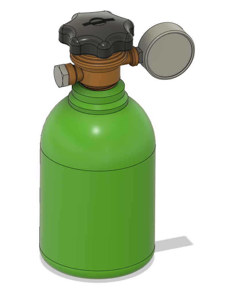 Piggy bank - Gas cylinder by m0dule | Download free STL model ...