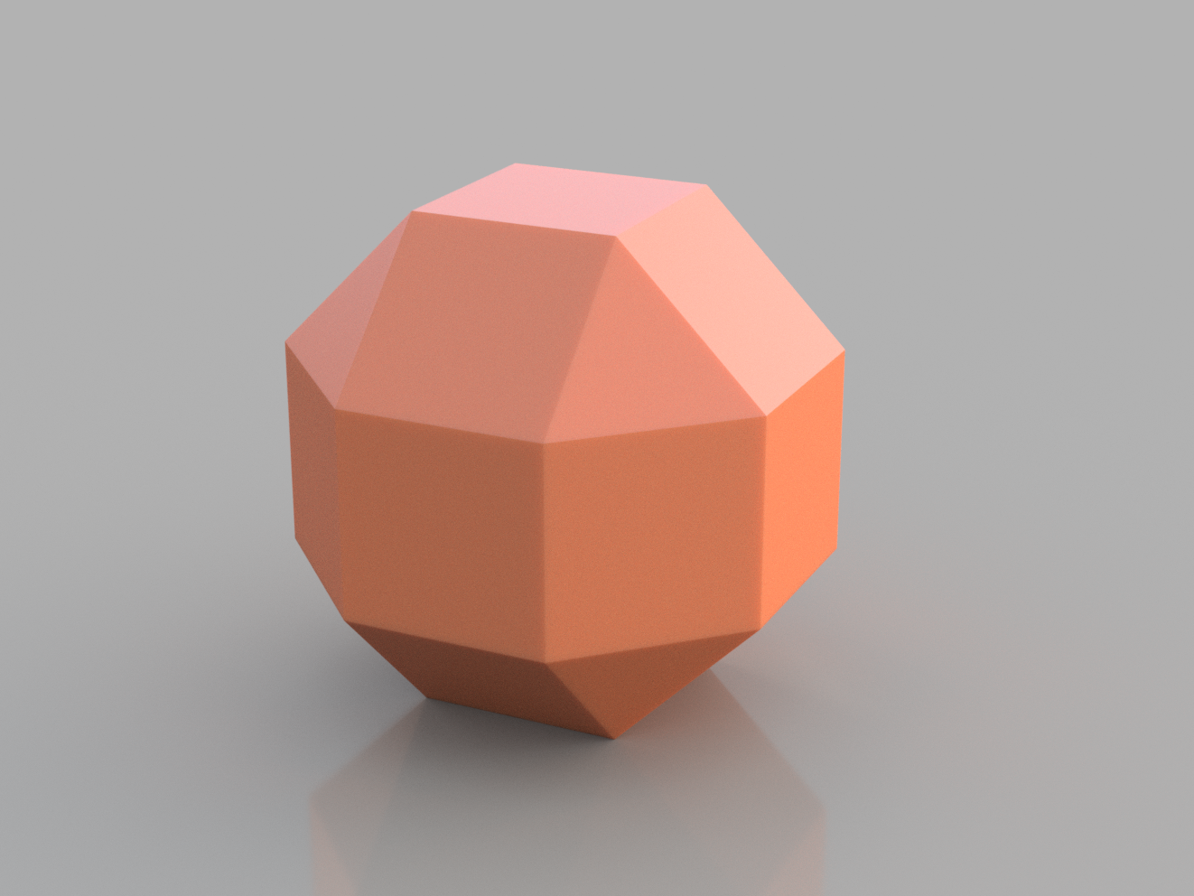 Low Poly Spheres: Rhombicuboctahedron by Adam L | Download free STL model | Printables.com