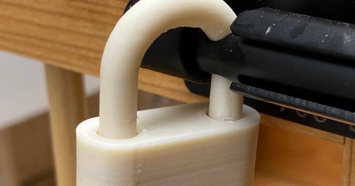 Magnetic child lock by Guigs | Download free STL model | Printables.com