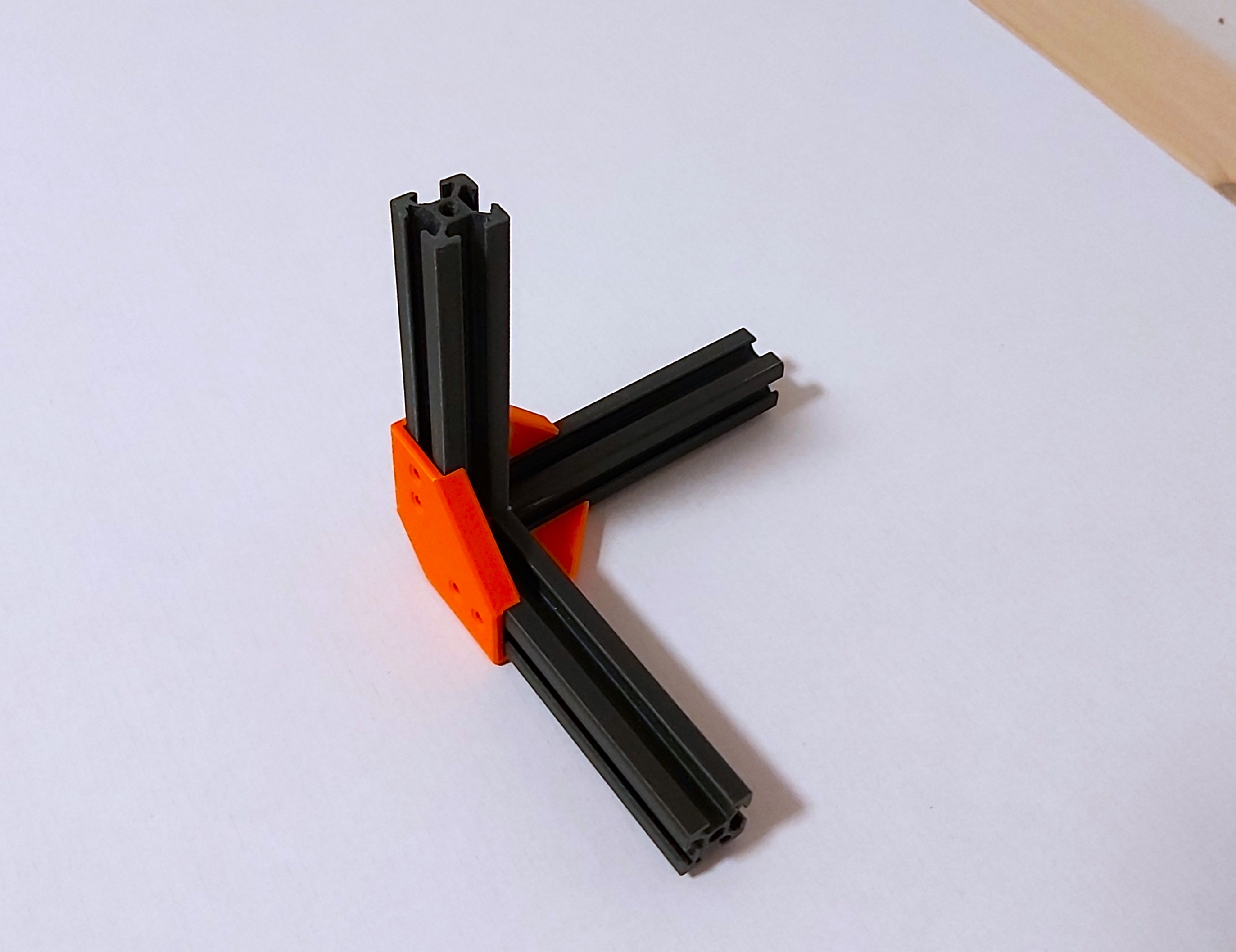 3-way corner connector for aluminum profile 2020 by gskollnau ...