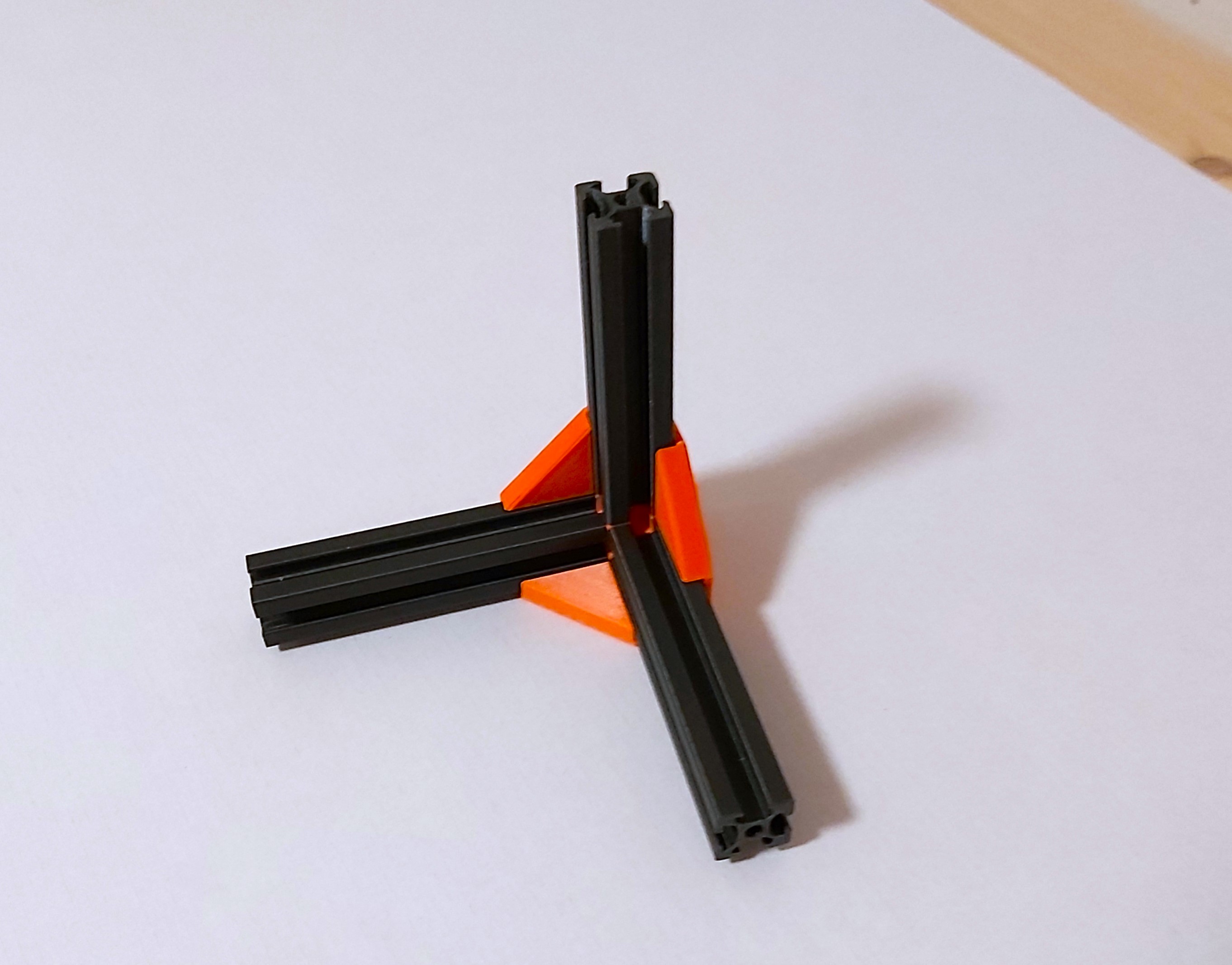 3-way corner connector for aluminum profile 2020 by gskollnau ...
