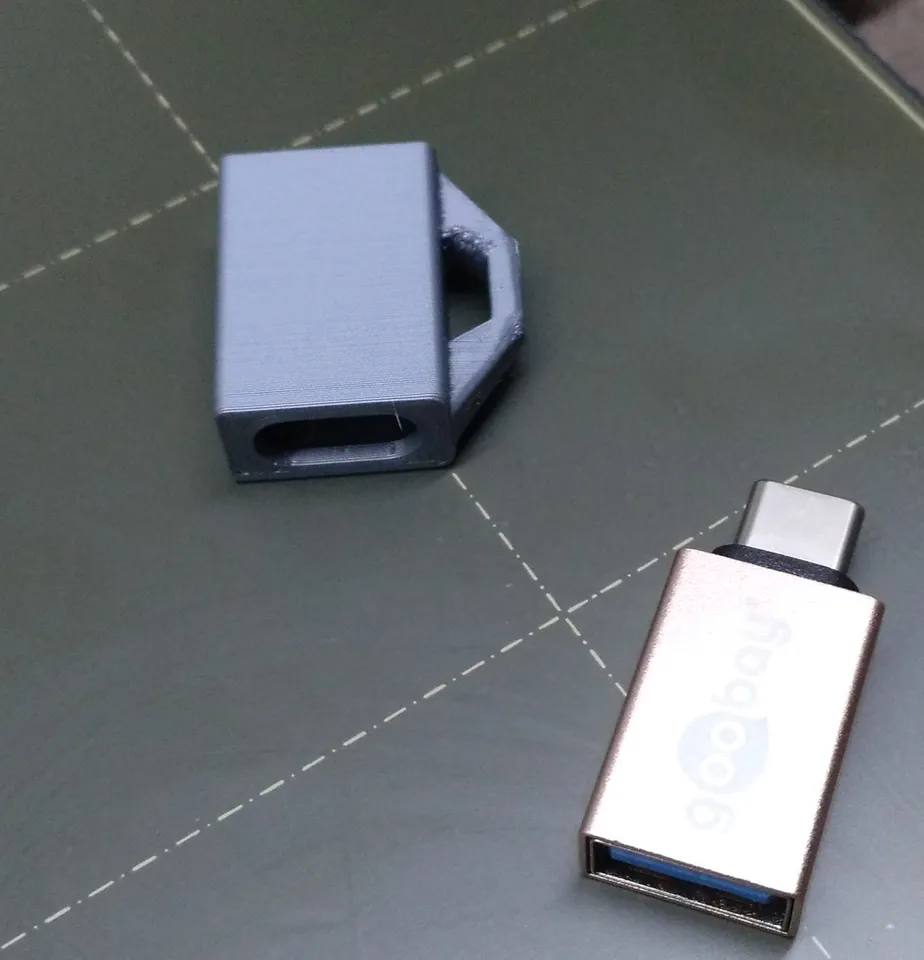 Goobay 56622 USB-C to USB A adapter keychain case by Ekbn | Download ...