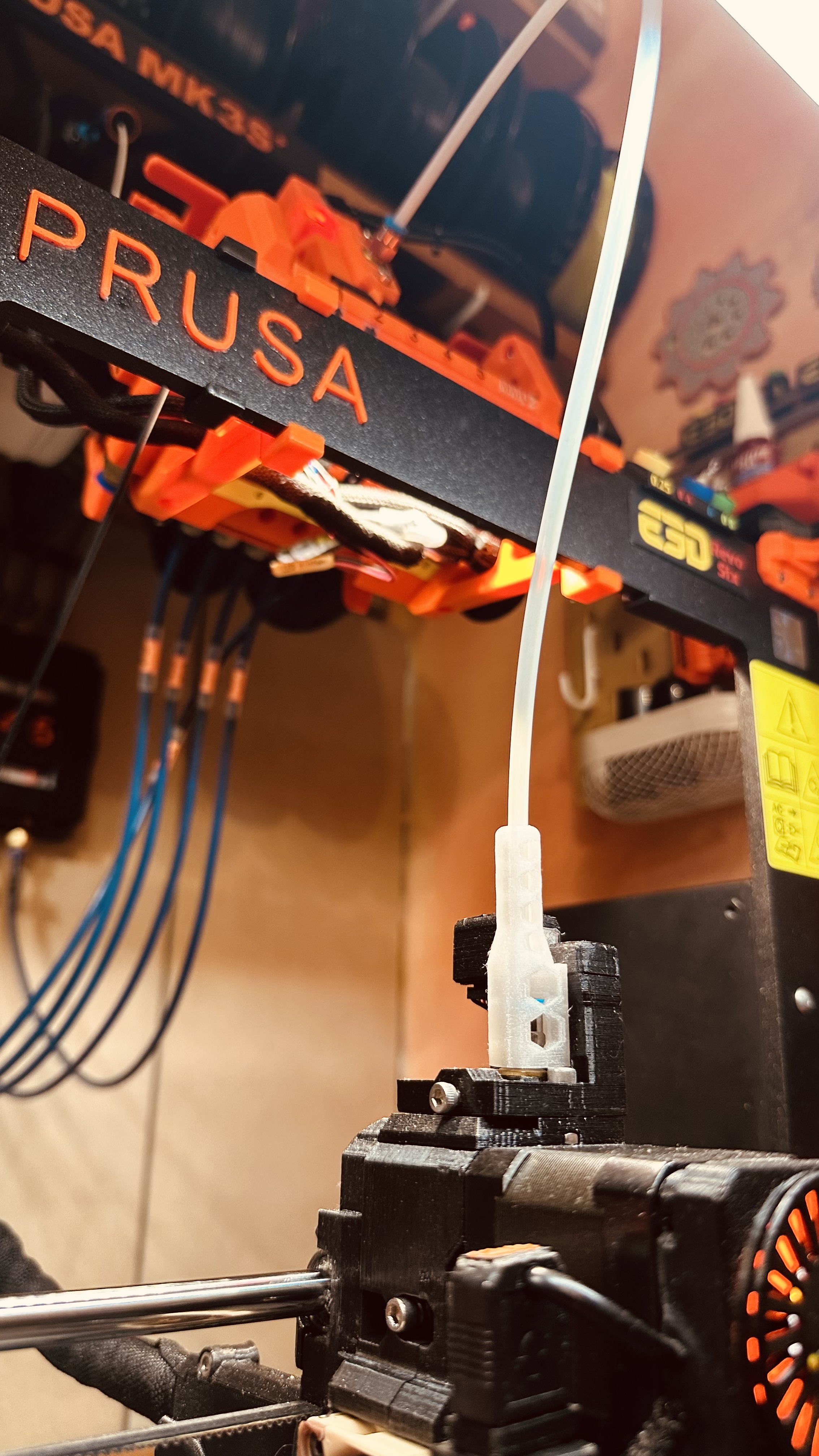 Improoved MMU Filament feeding - PTFE Support by Clamikra | Download ...