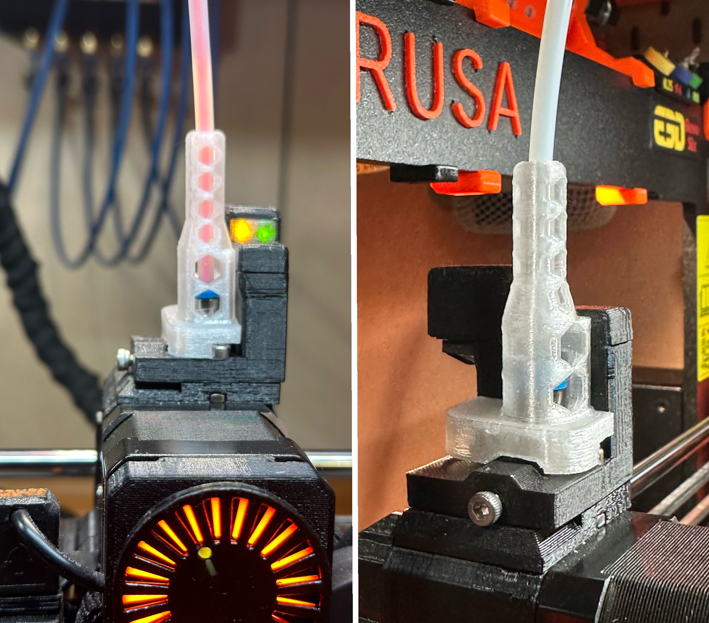 Improoved MMU Filament feeding - PTFE Support by Clamikra | Download ...