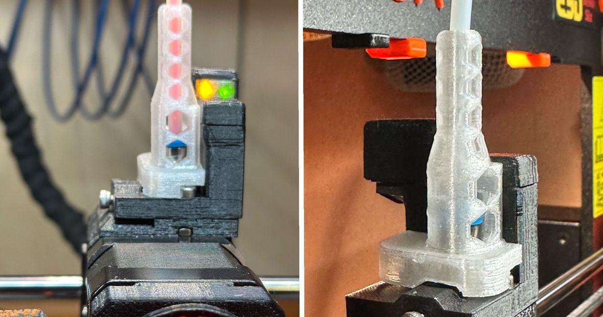 Improoved MMU Filament feeding - PTFE Support by Clamikra | Download ...