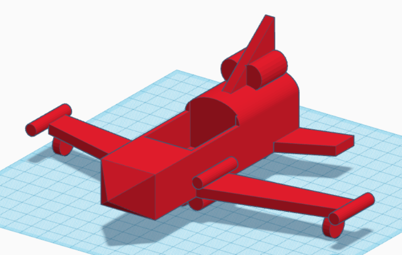 Bomber plane with cockpit by Joe Naab | Download free STL model | Printables.com