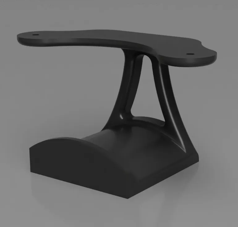 Underdesk headphone/headset hook by Gingerbread | Download free STL ...