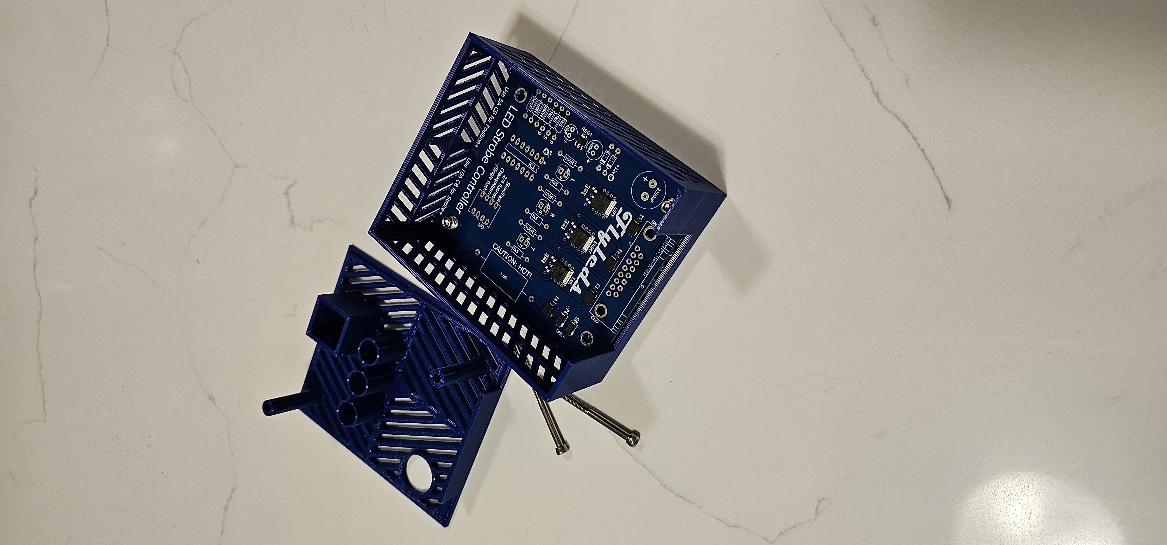 FLYLED Strobe Controller board ventilated case by Frank | Download free ...
