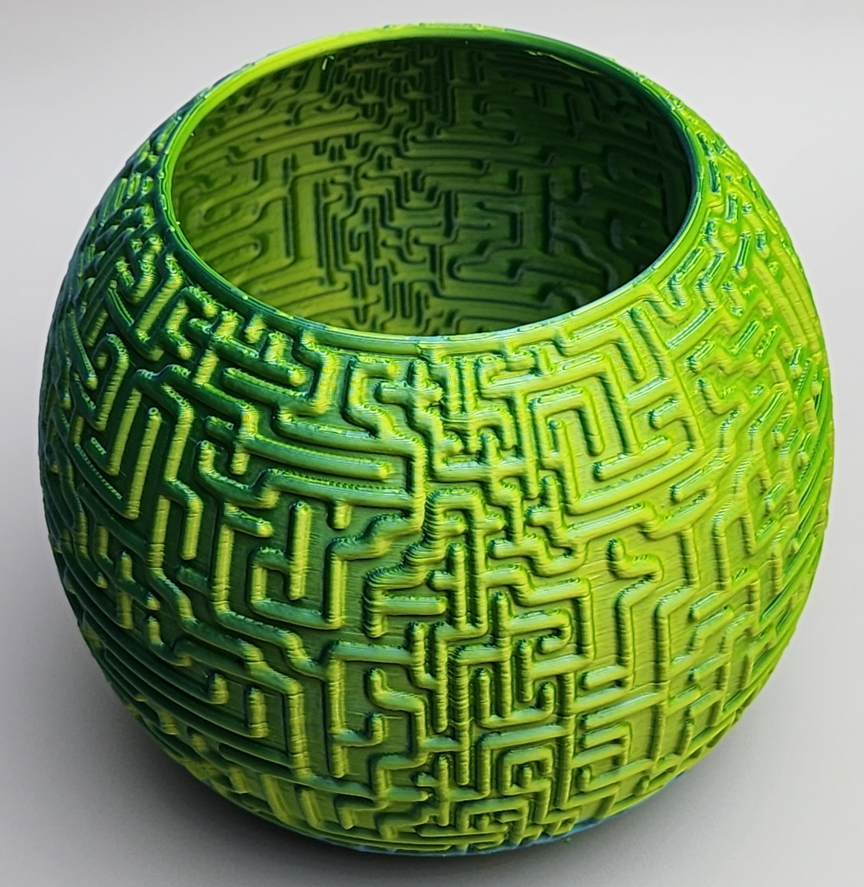 Maze pot by Keishiro Ueki | Download free STL model | Printables.com