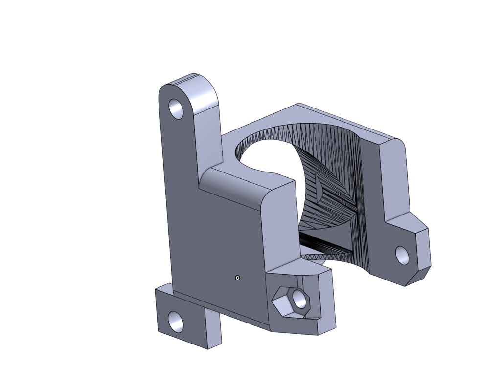 E3D fan fastener with Prusa fan shroud by ssombra | Download free STL ...
