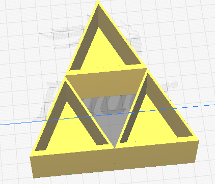 zelda triforce desk container by cubia777 | Download free STL model ...