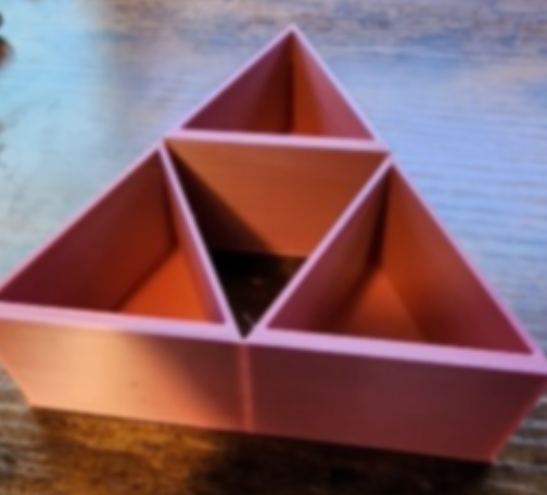 zelda triforce desk container by cubia777 | Download free STL model ...