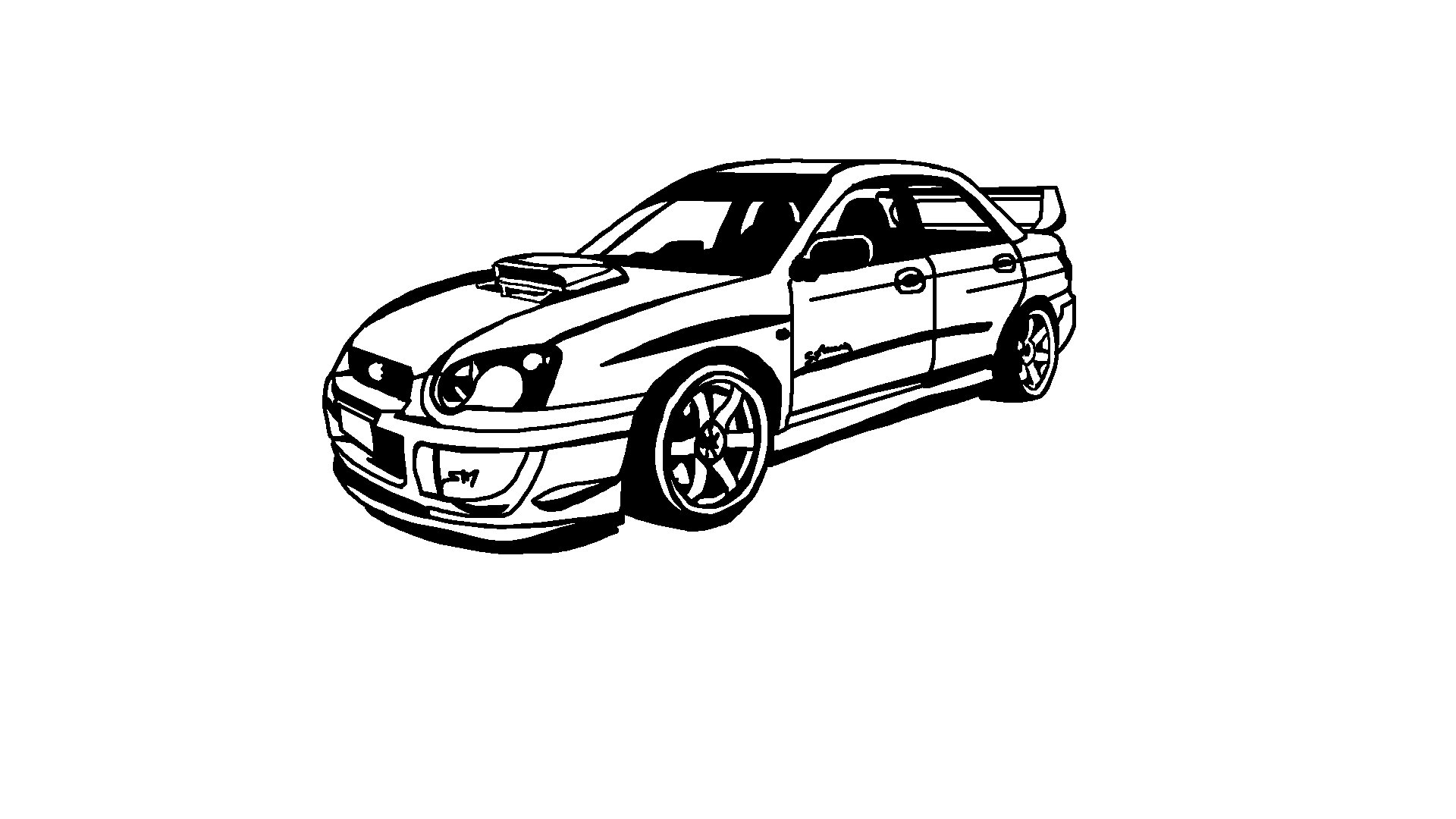 Subaru silhouette by QuimiCafeina | Download free STL model ...