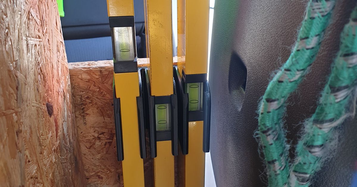 Spirit level bracket/držák vodováh - Parkside Silverline by Radek ...