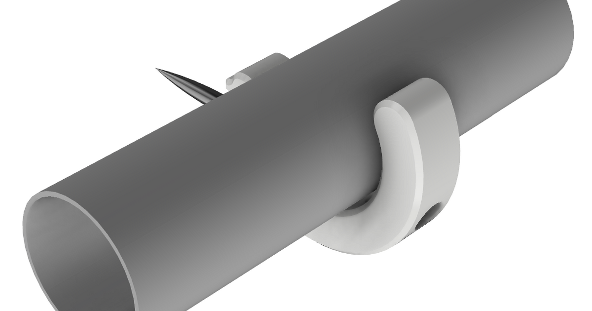 Pipe Holder M32 by vmLOGIC | Download free STL model | Printables.com