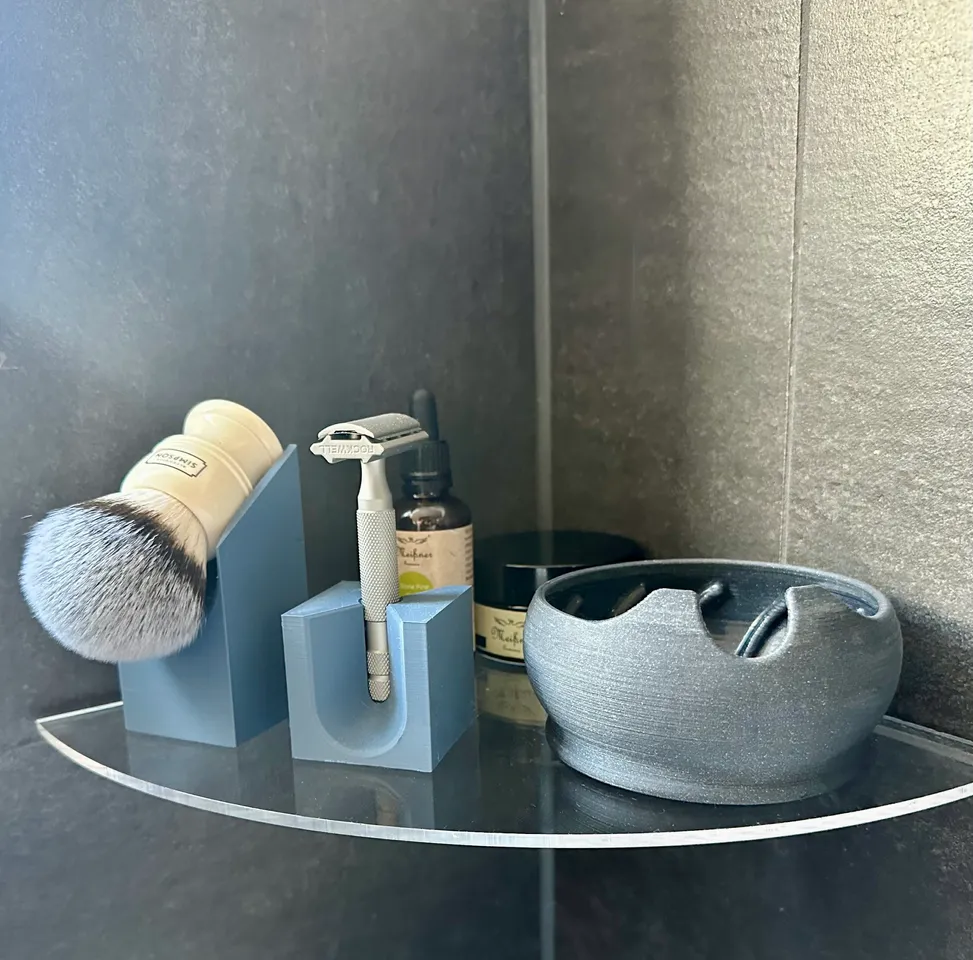 Shaving Brush Stand by grumpy_scrambler | Download free STL model ...