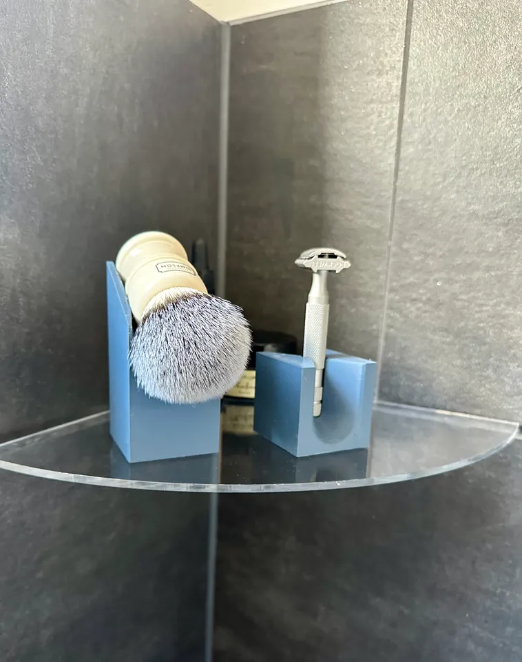 Shaving Brush Stand by grumpy_scrambler | Download free STL model ...