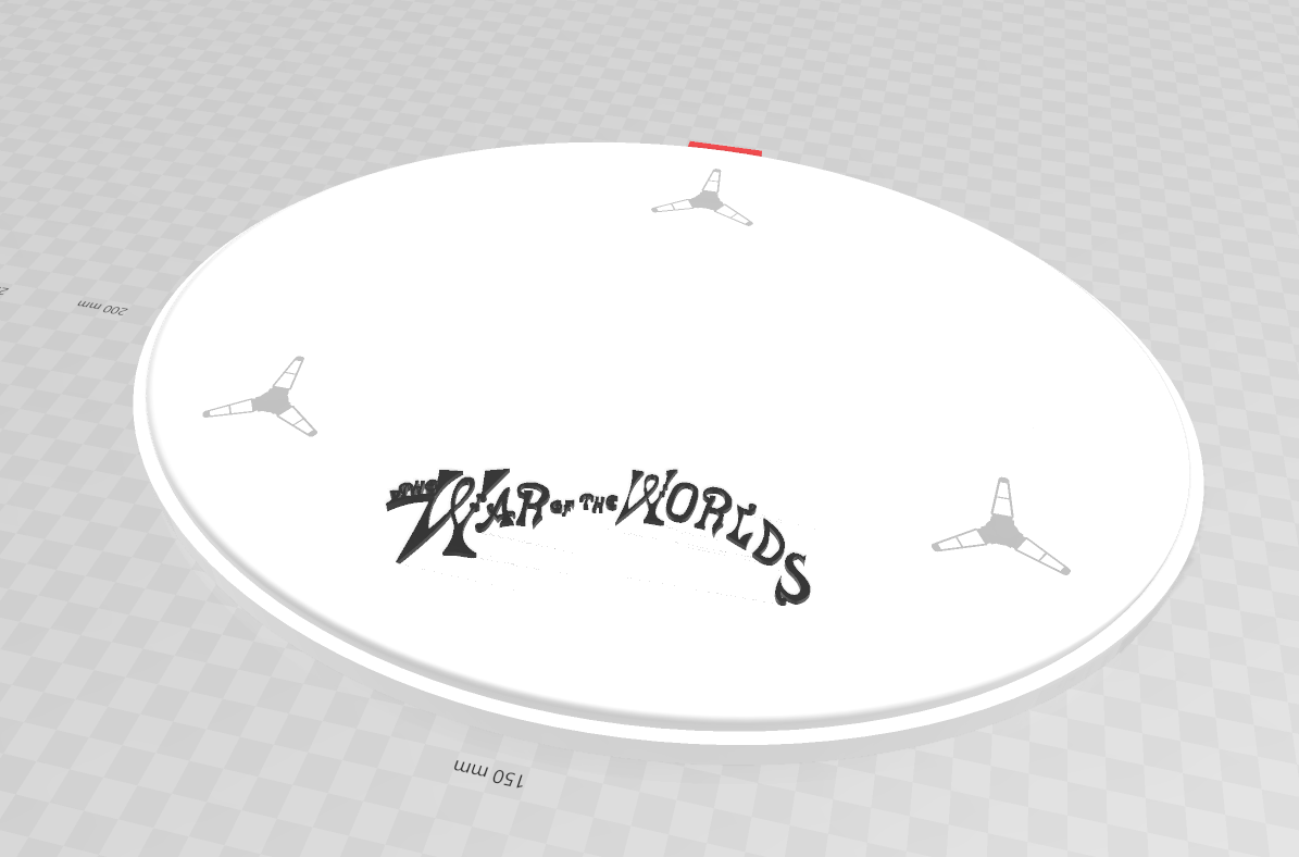 DisplayBase for Jeff Waynes War-of-the-Worlds Figthing Machine by ...