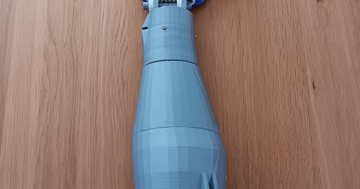 InMoov right arm and hand by Betawolf | Download free STL model ...