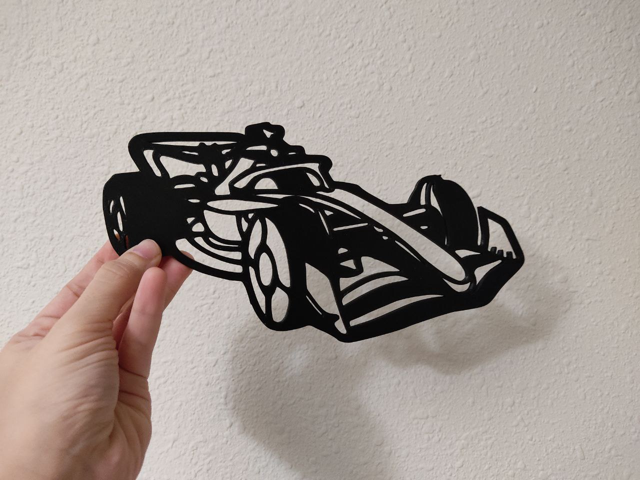 F1 car 2D wallart by The Maker Chemists | Download free STL model ...