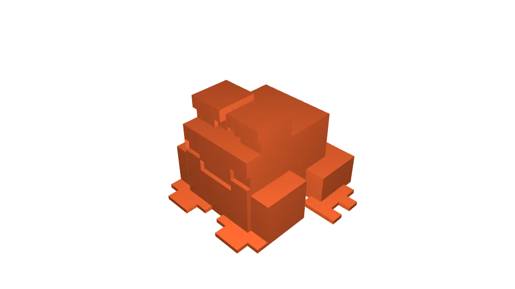 Minecraft Frosch by Silanceaaa | Download free STL model | Printables.com