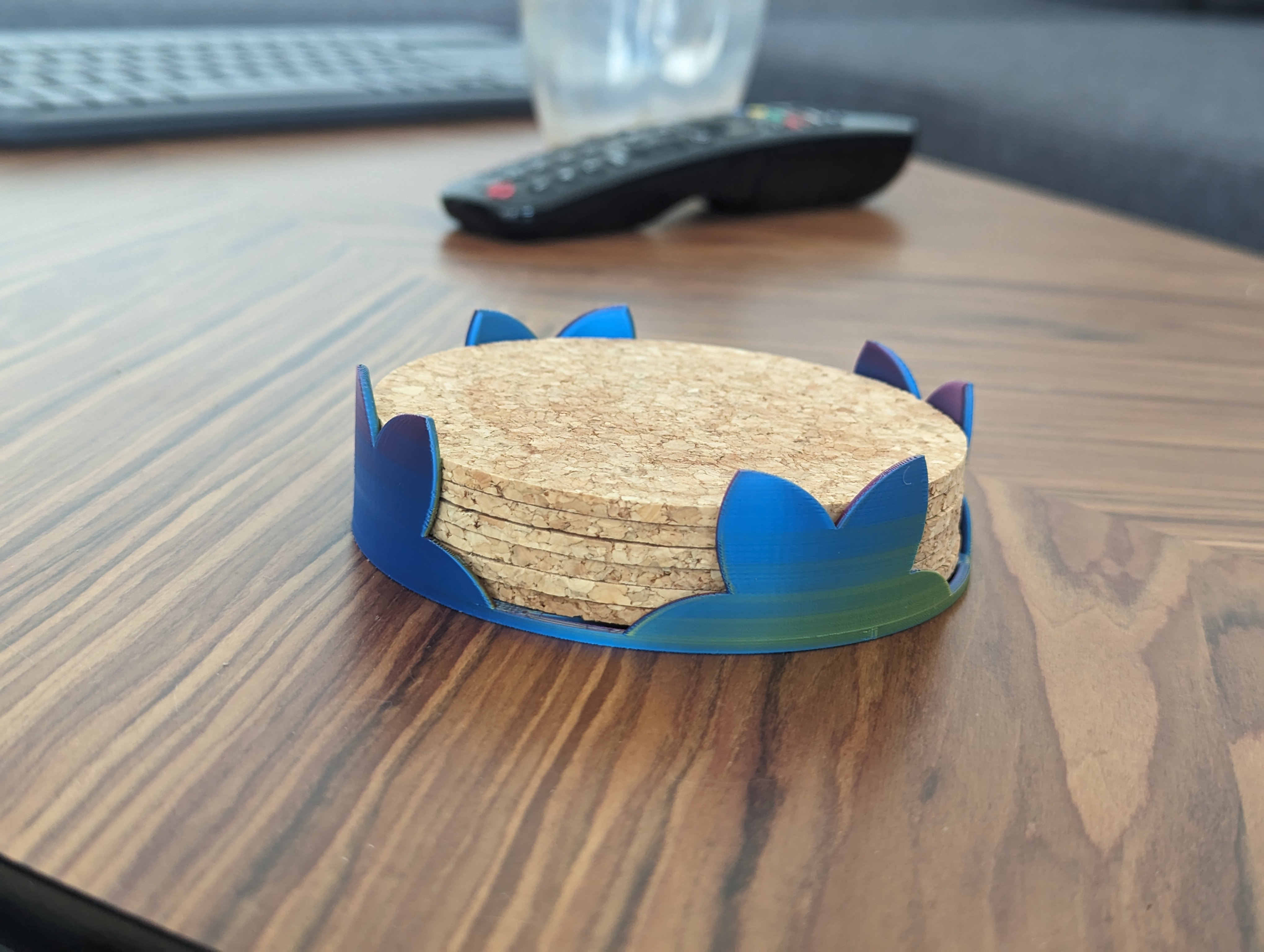 Flowery Coaster Container by Marr | Download free STL model ...