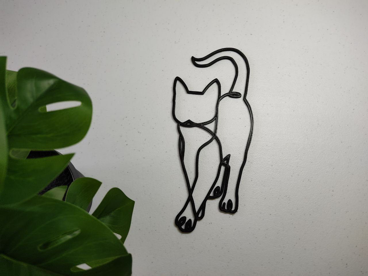 Cat 2D wallart by The Maker Chemists | Download free STL model ...