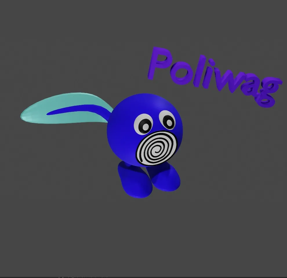 Poliwag Pokemon by Wexik | Download free STL model | Printables.com