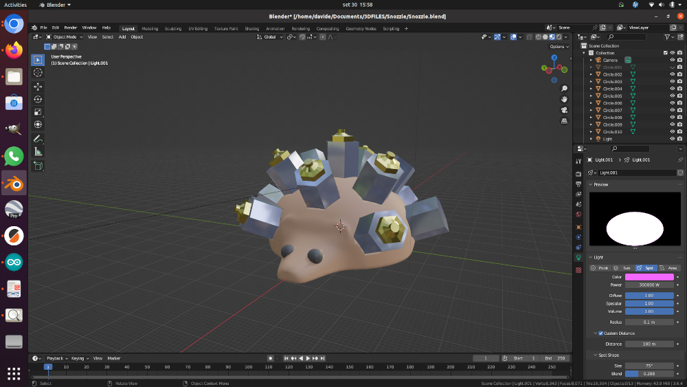 Snozzle the Hedgehog by Davide Bucci | Download free STL model ...