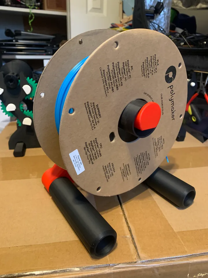 Free-standing Spool Holder for 1kg by JohnMartin | Download free STL ...