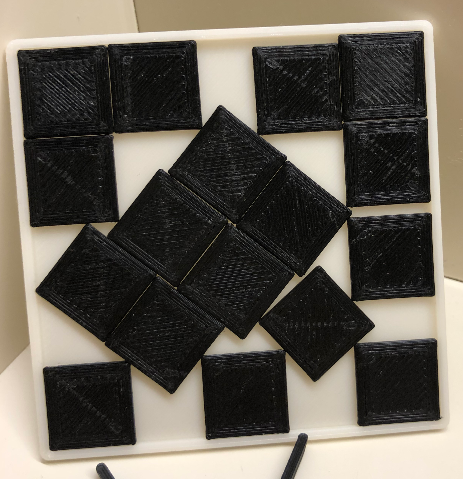 17 squares Puzzle von Maksim Goloburda | Kostenloses STL-Modell ...