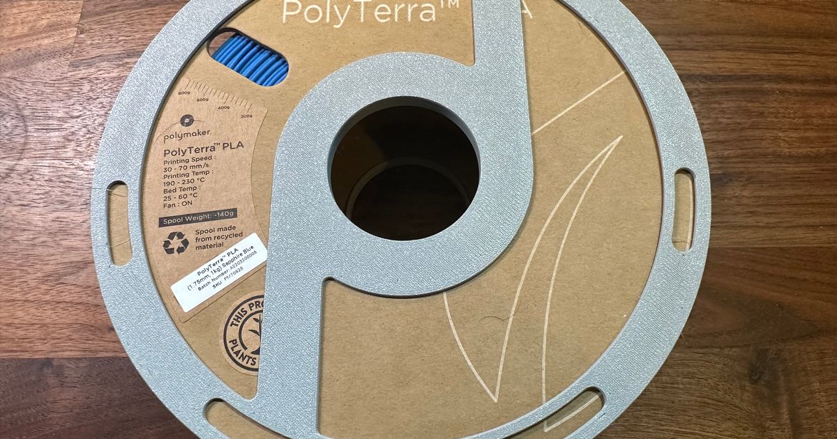 Polymaker / PolyTerra / Overture Cardboard Spool Adapter by ...
