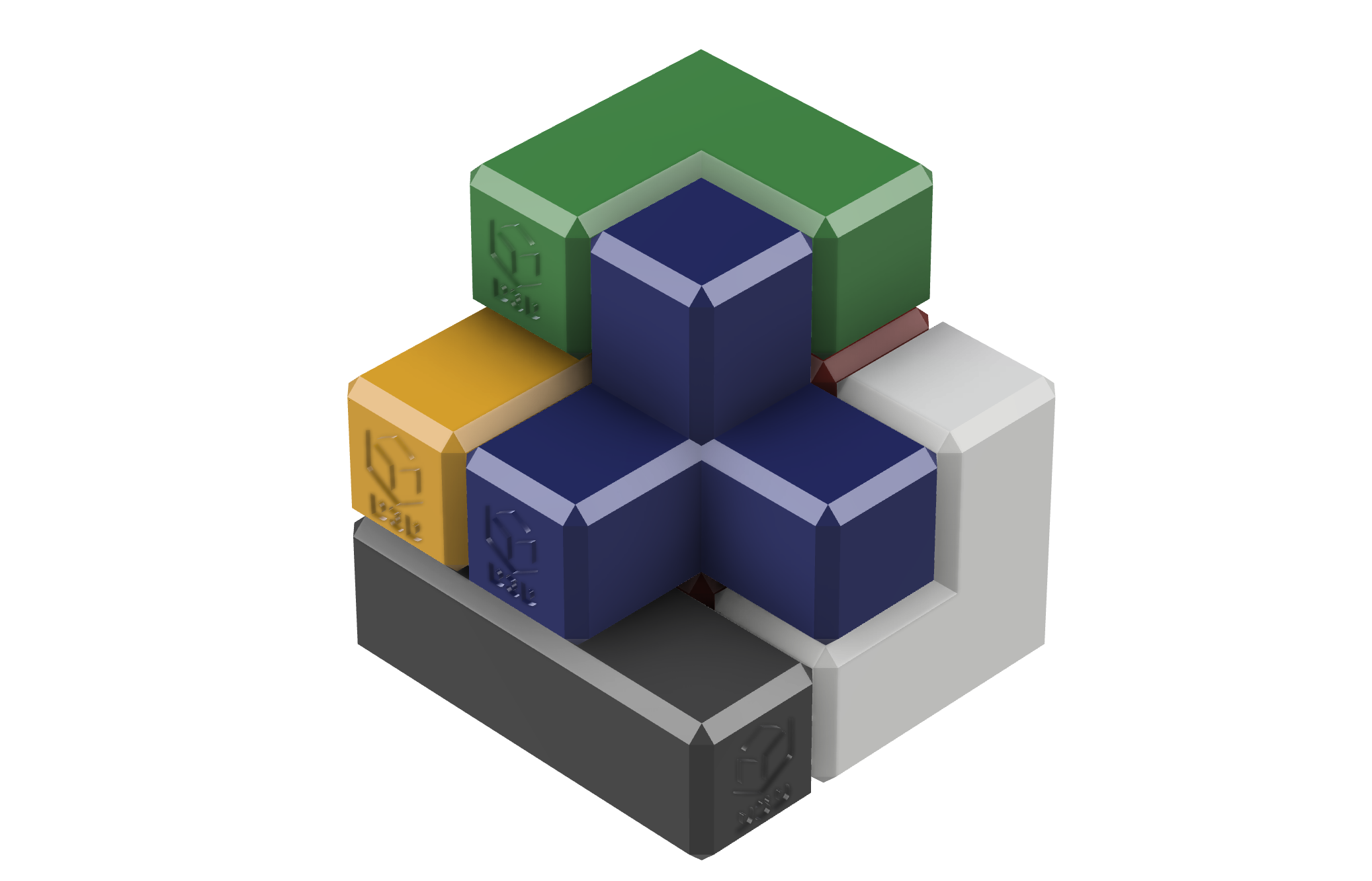 3X3 Assembly Puzzle by Devise3D | Download free STL model | Printables.com