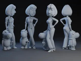 Lois and Brian by Peter Farell | Download free STL model | Printables.com
