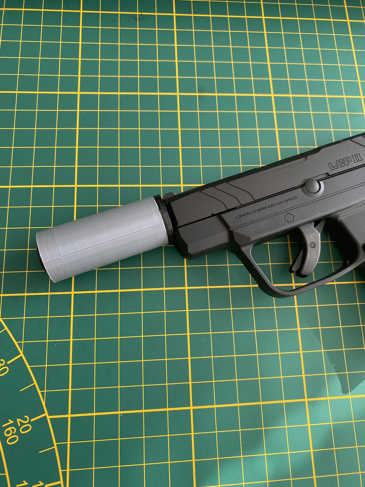 Airsoft Tokyo Marui LCP2 silencer adapter by bezo | Download free STL ...