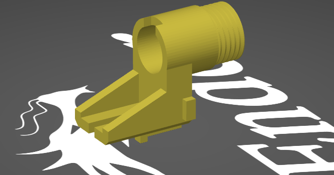 Airsoft Tokyo Marui LCP2 silencer adapter by bezo | Download free STL ...