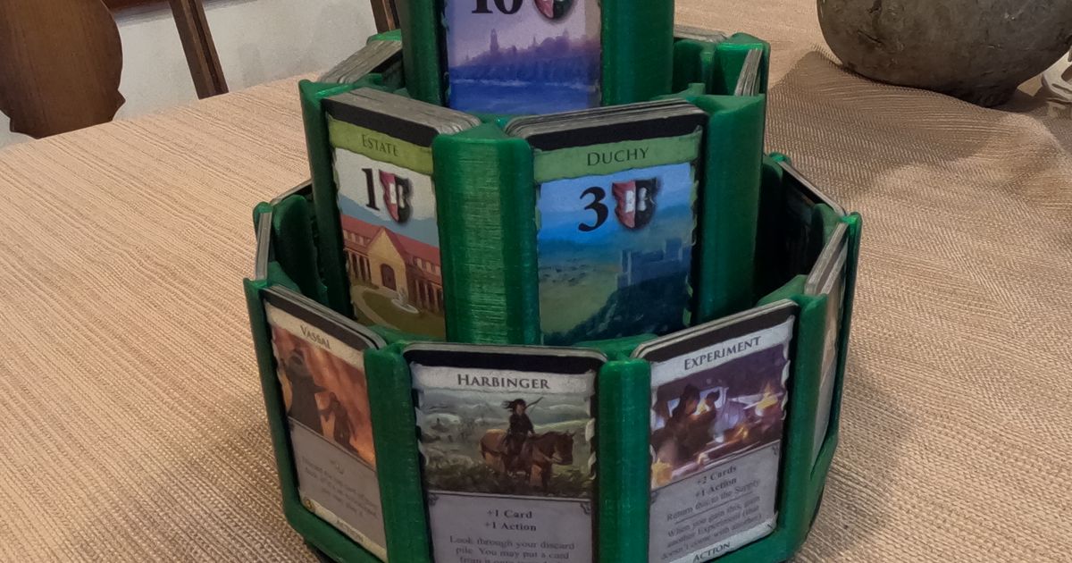 Dominion Card Carousel V2 by CHAINMAILLEKID | Download free STL model ...