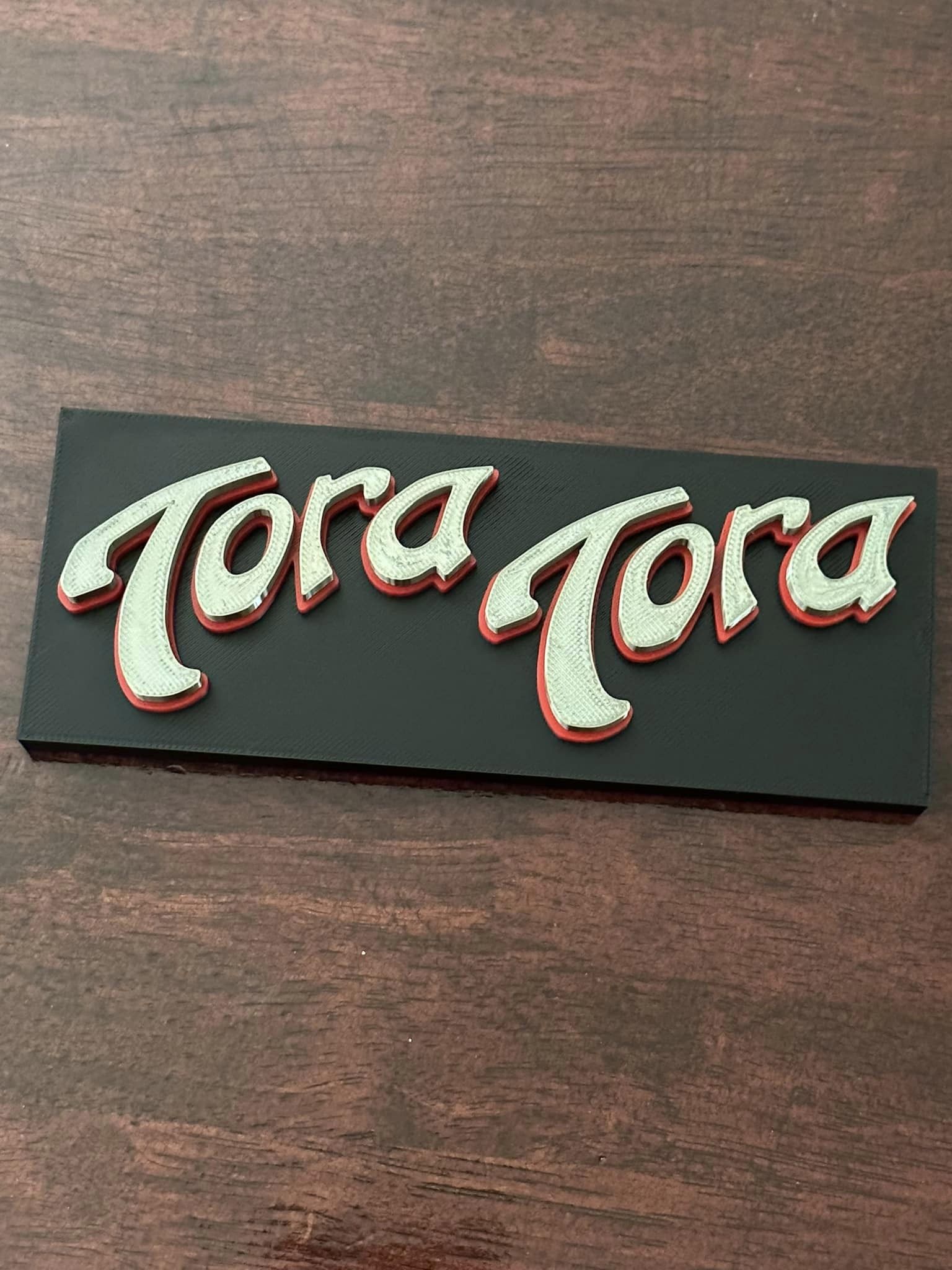 Tora Tora 80's Band Sign von rsnider2 | Kostenloses STL-Modell ...