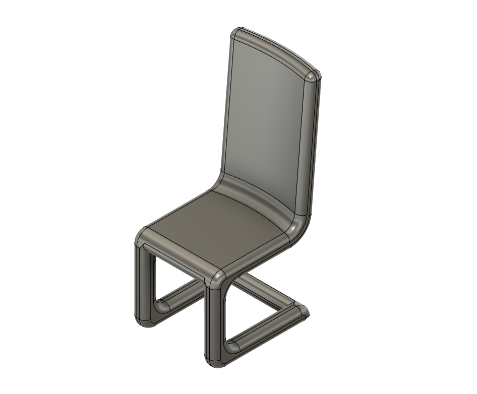 Modern Chair by Tyler Nielsen | Download free STL model | Printables.com