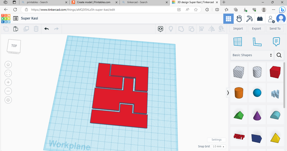 block brain teaser by trombone | Download free STL model | Printables.com