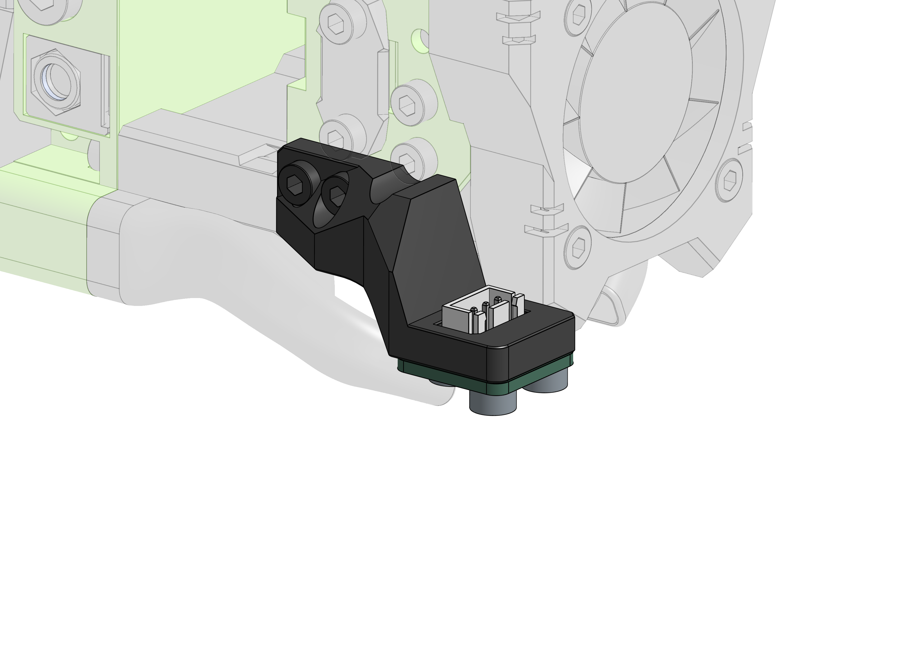 EVA 3 PCB Klicky Probe Mount von 6d6178 | Kostenloses STL-Modell ...