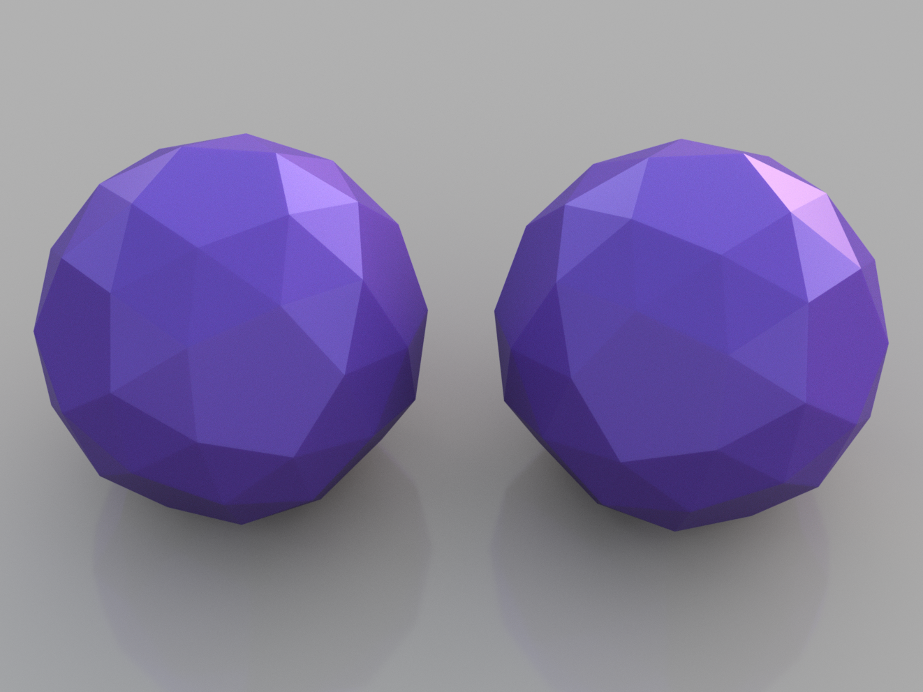 Low Poly Spheres: Snub Dodecahedrons (Left/Right handed) by Adam L | Download free STL model ...