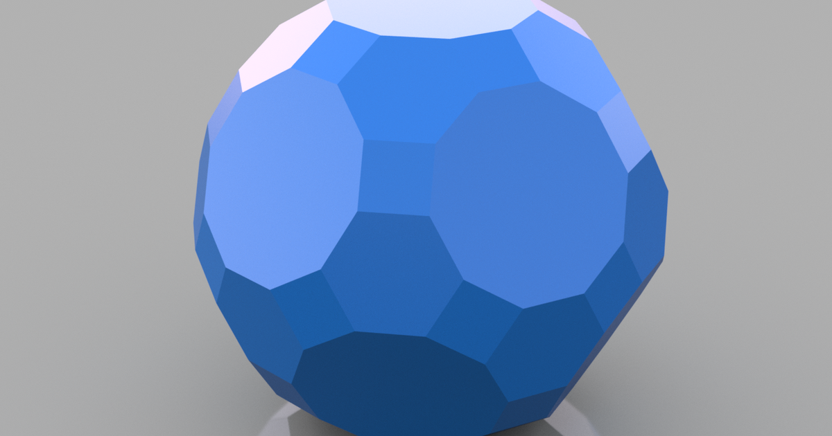 Truncated Icosidodecahedron by Adam L | Download free STL model | Printables.com