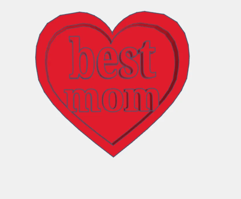 best mom heart by lab prints | Download free STL model | Printables.com