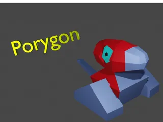 Porygon pokemon by Wexik | Download free STL model | Printables.com