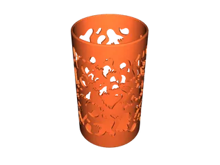Ghost Scene candle holder by lindnjoe | Download free STL model ...